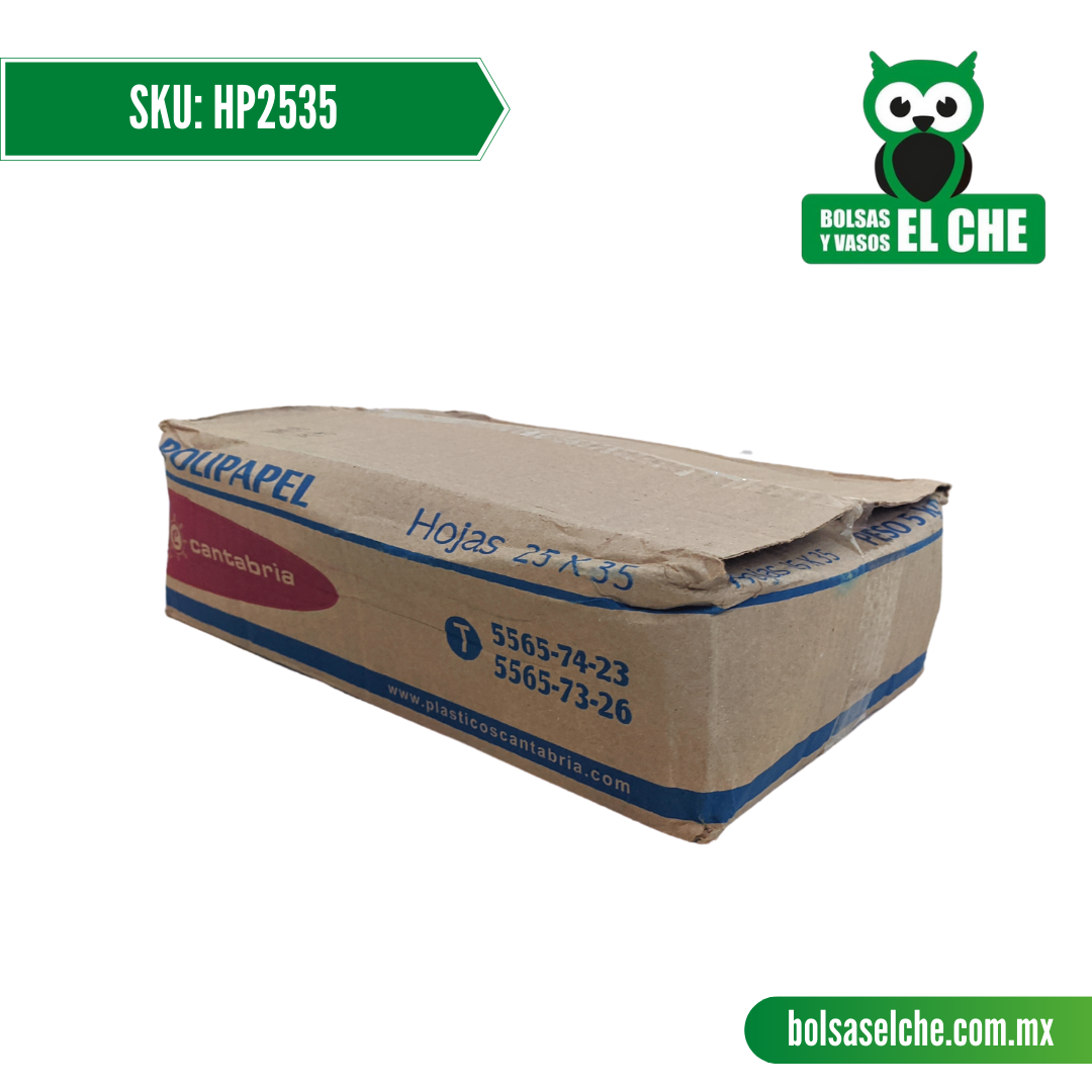COD: HP2535 - HOJA POLIPAPEL MEDIDAS: 25CM X 35CM - PAQ. CON 5 KG - VE ...